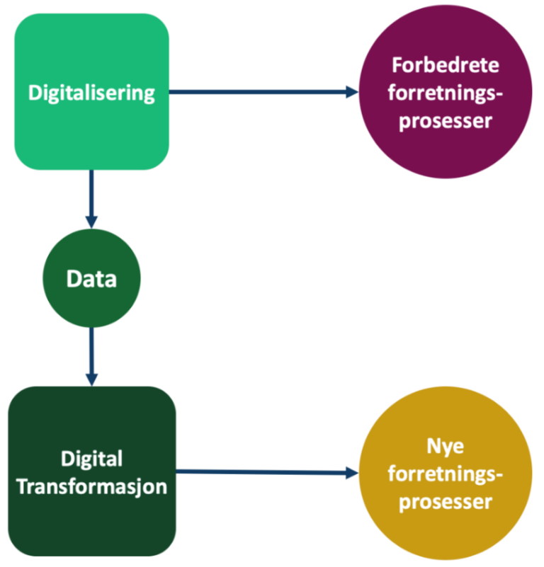 Skal du satse på digitalisering - eller digital transformasjon?