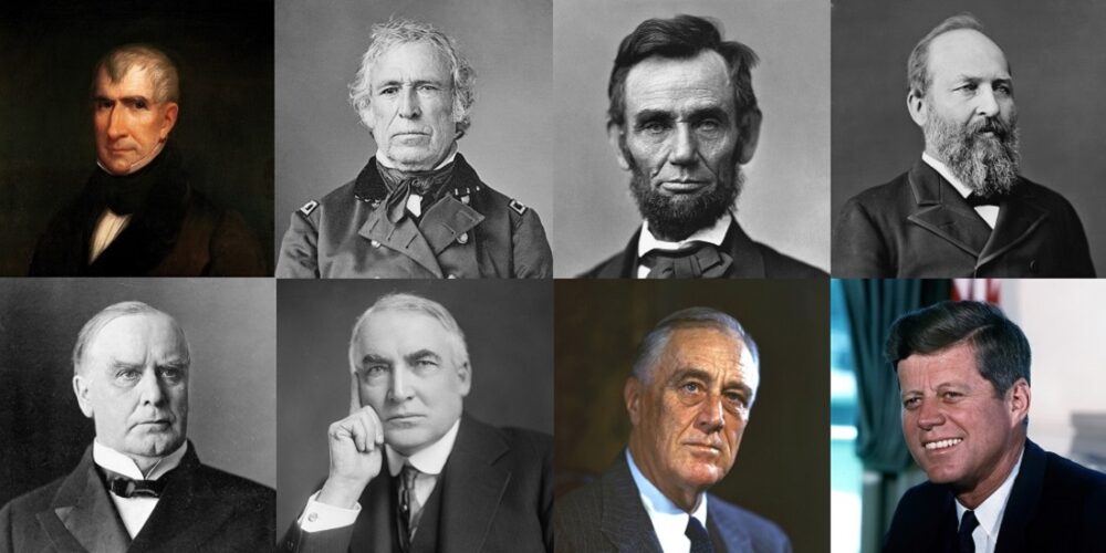 Åtte amerikanske presidenter døde før de var ferdige med jobben