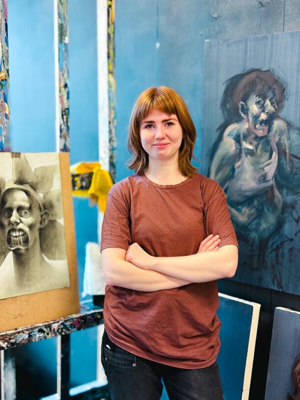 Kunststudent fra NTNU vant «Portrettmesterskapet»